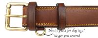 China Luxury Handmade Leather Dog Collars Soft Comfortable for sale