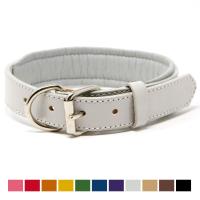 China Durable Handmade Dog Leather Leashes , Genuine Full Grain Leather Dog Collar for sale
