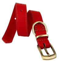 China 3 Colors Option Handmade Dog Leather Leashes , Real Classic Leather Dog Collar for sale