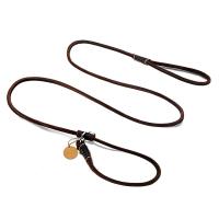 China 2 In 1 Real  Leather Pet Collar Quick Release Adjustable Lightweight Ultra Thin for sale