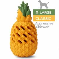 China Pineapple Dog Tough Chew Toys , Food Grade Indestructible Dog Toys For Aggressive Chewers for sale