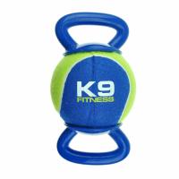 China Nylon TPR Dog Tough Chew Toys Tennis With Rubber Handle Eco Friendly for sale