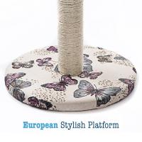 China Safe Cat Scratching Post With Hanging Butterfly Toy OEM ODM Available for sale