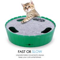 China Electric Interactive Motion Cat Toy Automatic Rotating Teaser Pop Play Hide Seek Hunt for sale