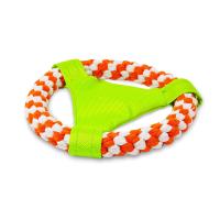 China Nylon Webbing Dog Tough Chew Toys , Indestructible Dog Tug Toys Pet Accessories for sale