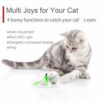 China Smart Automatic Cat Toy Electronic Wicked Balls 360 Degree Rotate Motion Rechargeable for sale