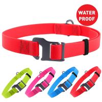 China Colorful Water Resistant Dog Collars Stylish Skin Friendly Neck Girth 14