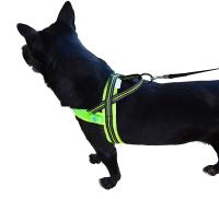 China No Pull Reflective Dog Harness Vest Padded LED Skin Friendly With Adjustable Straps for sale