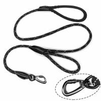 China Traffic Handle Dog Harness Leash No Slip Sturdy Skin Friendly 5 ft For Large Dogs for sale