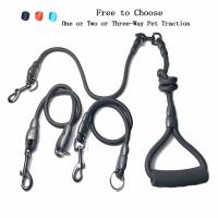 China 3 In 1 Durable Nylon Dog Leash Removable Pet Traction Rope 360° Swivel No Tangle for sale