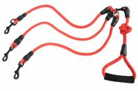 China 3 In 1 Durable Nylon Dog Leash Removable Pet Traction Rope 360° Swivel No Tangle for sale