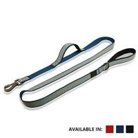 China Nylon Reflective Dog Leash , Double Handle Dog Leash Hold Strong Dogs for sale