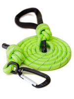 China Weather Resistant Reflective Rope Dog Leash Lightweight Climbers Carabiner Clip for sale