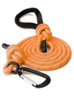 China Weather Resistant Reflective Rope Dog Leash Lightweight Climbers Carabiner Clip for sale