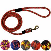 China Extremely Durable Nylon Rope Dog Leash Secure Design For Strongest Puller for sale
