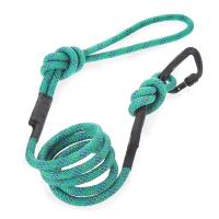 China 6 Feet Sturdy Nylon Dog Leash , Mountain Climbing Rope Leash With Carabiner for sale