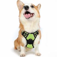 China Adjustable Outdoor Large Dog Harness Vest 3M Reflective Oxford Material Unique Design for sale