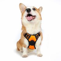China Adjustable Outdoor Large Dog Harness Vest 3M Reflective Oxford Material Unique Design for sale