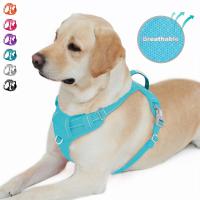 China No - Pull Reflective Dog Harness Easy On / Off Vest Customized Size Fit All Seasons for sale