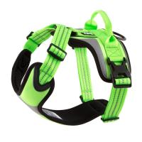 China Active Nylon Dog Harness Soft Comfortable Large 3M Reflectors With Sturdy Handle for sale