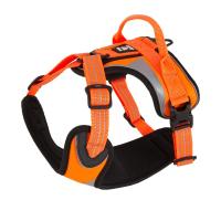 China Active Nylon Dog Harness Soft Comfortable Large 3M Reflectors With Sturdy Handle for sale