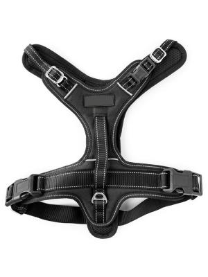 China Comfortable Neoprene Padded Large Dog Harness Sport Pet Vest Fully Adjustable Straps for sale