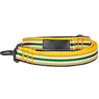 China Multi Colored Nylon Dog Training Leash Stripe Collection 3M Reflective Safe Comfy for sale