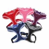 China Air Mesh Nylon Dog Harness Cute Design Multiple Colors Comfortable Breathable for sale