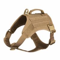 China Tactical Nylon Dog Harness Military K9 No Pull Pet Adjustable Training Vest for sale