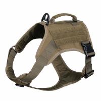 China Tactical Nylon Dog Harness Military K9 No Pull Pet Adjustable Training Vest for sale