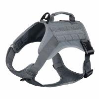 China Tactical Nylon Dog Harness Military K9 No Pull Pet Adjustable Training Vest for sale