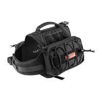 China Camping Hiking Nylon Dog Harness Backpack Militar Saddle Bag For Medium / Large Size for sale