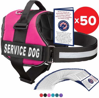 China Multicolored Comfortable Pet Harness Mesh Padding Working K9 Eco - Friendly for sale