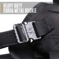 China Tactical Nylon Dog Harness Dog Training Hunting Vest Easy Control For Small Medium Size for sale