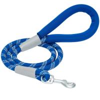 China 100% Polyester Material Nylon Rope Dog Leash Comfortable Multiple Color Option for sale