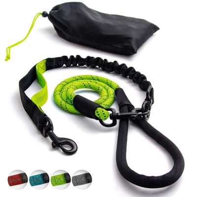 China No Slip Reflective Dog Leash Heavy Duty Rope Anti - Pull For Shock Absorption for sale