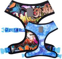 China Various Nylon Dog Harness Super Comfort Duo Reversible Mesh Durable Soft / Heavy Duty for sale