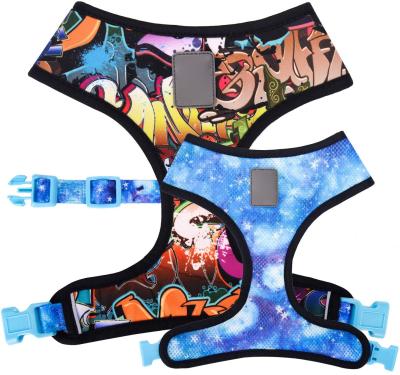 China Various Nylon Dog Harness Super Comfort Duo Reversible Mesh Durable Soft / Heavy Duty for sale