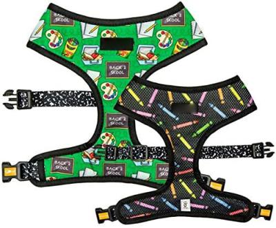 China Adjustable Comfort Nylon Dog Harness Reversible Multi Size Tug Free Control for sale
