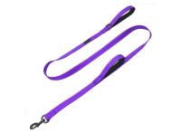 China Colorful Double Handle Traffic Dog Leash , Reflective Comfortable Dog Harness for sale