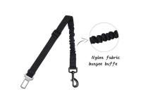 China Adjustable Pet Dog Seat Belt Leash Vehicle Car Seatbelt Harness With Elastic Nylon Bungee for sale