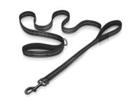 China Highly Reflective Nylon Dog Leash Customized With Soft Thick Padded Double Handles for sale