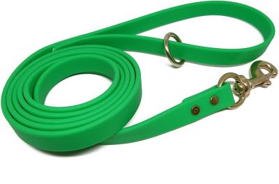 China 4 Feet Size Waterproof Dog Leash , Durable Gummy Dog Training Leash Biothane for sale