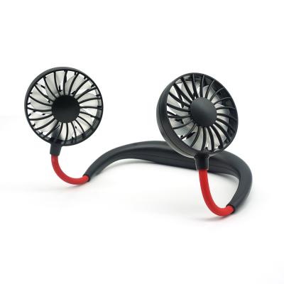 China Rechargeable Hand Free 180mm USB Neck Fan for sale