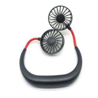 China Summer Cooling Airflow mini 27mm Portable Neck Fan for sale