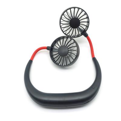 China Summer Cooling Airflow mini 27mm Portable Neck Fan for sale