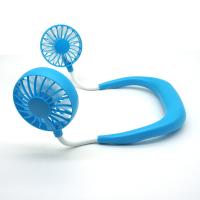 China Outdoor Activities Electric 1200mAh Portable Neck Fan for sale