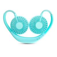 China Outdoor 3 Wind Speeds 28cm Rechargeable Neck Fan for sale