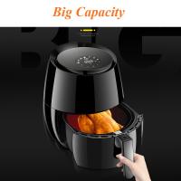 China Household Digital Display 3.0L Oil Free Air Fryer for sale