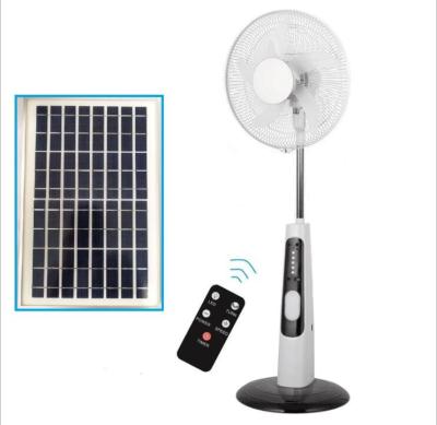 China Floor Stand 5Ah Battery 32 SMD Electric Pedestal Fan AC DC SAA for sale